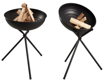 Vridbar eldstad - perfekt att samlas runt för värme och mys ...