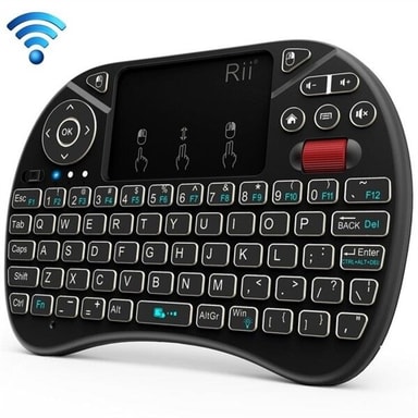 Trådlöst Mini Tangentbord med Full Touchpad med belysning - Elgiganten