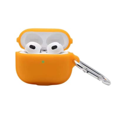 Magnetisk Magsafe Kompatibelt Fodral För Apple Airpods 3rd Gen Orange