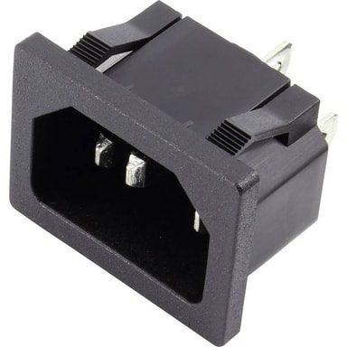 IEC-kontakt TC-6645488 Kontakt hane inbyggd vertikal 10 - Elgiganten