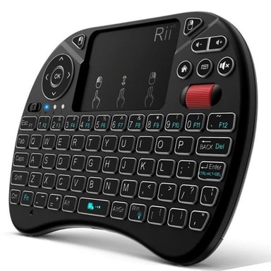 Trådlöst Mini Tangentbord med Full Touchpad med belysning - Elgiganten