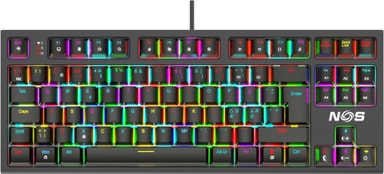 NOS C350 Gaming tangentbord V2 RGB TKL - Elgiganten - Elgiganten