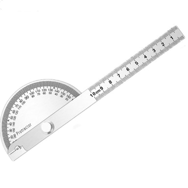 Linjal med gradskiva Silver 150 mm - Elgiganten - Elgiganten