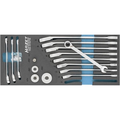 Ringskruvnyckelsats 16 delar Hazet HAZET 163-515/16 - Elgiganten