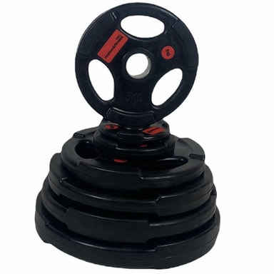Motion & Fitness PRO Int.Viktskiva, Viktskivor Gummerade 5 kg ...