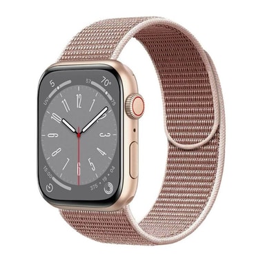 Nylon Armband Apple Watch 8 (45mm) - Rose pink - Elgiganten
