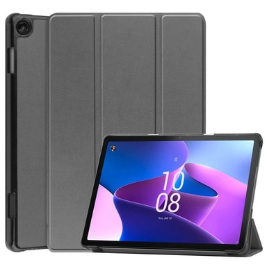 Tri-fold Fodral till Lenovo Tab M10 Gen 3 - Grå - Elgiganten - Elgiganten