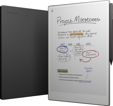 reMarkable Paper Pro E-ink tablett + Marker Plus + Folio Läderpaket ...