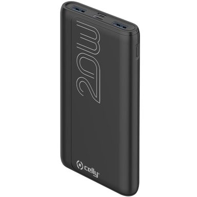 Celly PowerBank PD 20W 10.000 mAh Svart - Elgiganten - Elgiganten