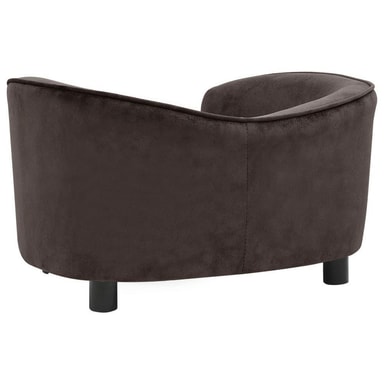 vidaXL Hundsoffa brun 69x49x40 cm plysch - Elgiganten - Elgiganten