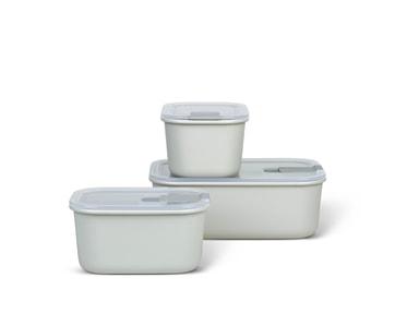 Mepal EasyClip Storage box set 3 parts Nordic white - Elgiganten ...