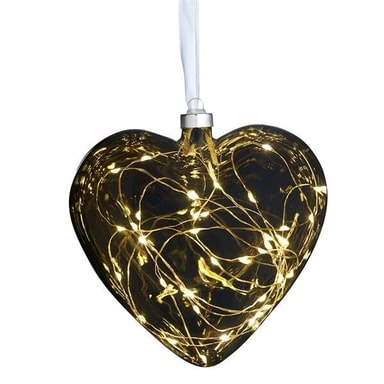 Day Glashjärta med Ljusslinga - 15cm - Elgiganten - Elgiganten