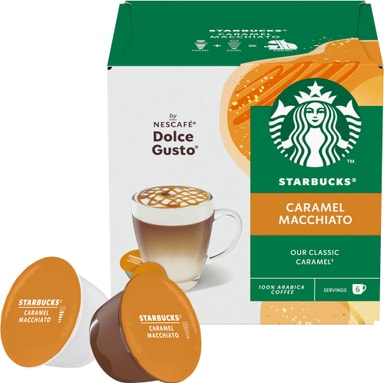 Starbucks Caramel Macchiato by NESCAFÉ Dolce Gusto kaffekapslar (12 st ...