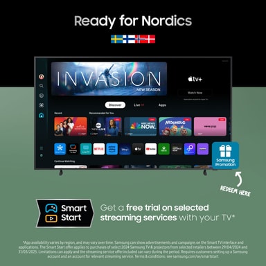 Samsung 65” The Frame LS03D 4K QLED Smart TV (2024) - Elgiganten - Elgiganten