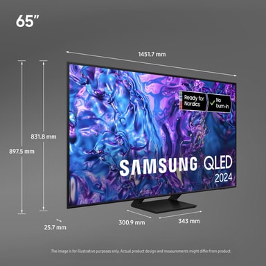 Samsung 65" Q70D 4K QLED Smart TV (2024) - Elgiganten - Elgiganten
