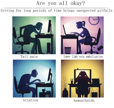 Ortopedisk sittkudde / sittring för svanskota Grå - Elgiganten