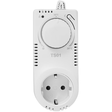 tectake Termostat-Plugin TS01 - vit - Elgiganten