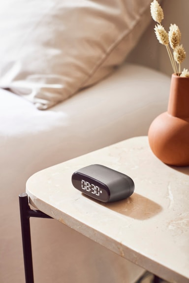 Lexon Minut väckarklocka LR154X (pistolmetall) - Elgiganten - Elgiganten