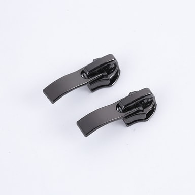 Dragbyte med dragkedja Löstagbara dragkedjor med dragkedja Svart aska ...