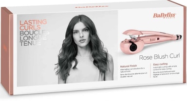 Babyliss Rose Blush Curl Automatisk locktång, Rosa - Elgiganten