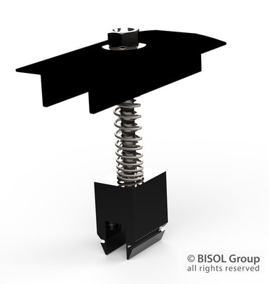 Bisol EasyMount Svart Mellanklämma 30mm - Elgiganten