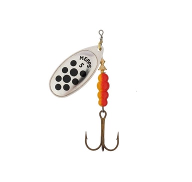 Spinner MEPPS AGLIA DECOREE-5 13,0g silver/svarta prickar - Elgiganten ...