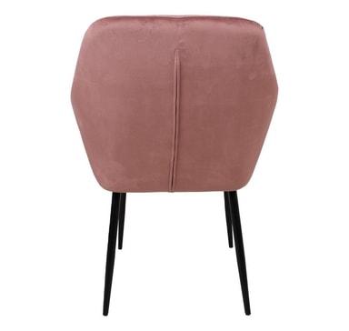 Stol EVELIN rosa sammet - Elgiganten - Elgiganten