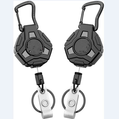 Utdragbar jojo-korthållare för passerkort, id-kort Svart - Elgiganten