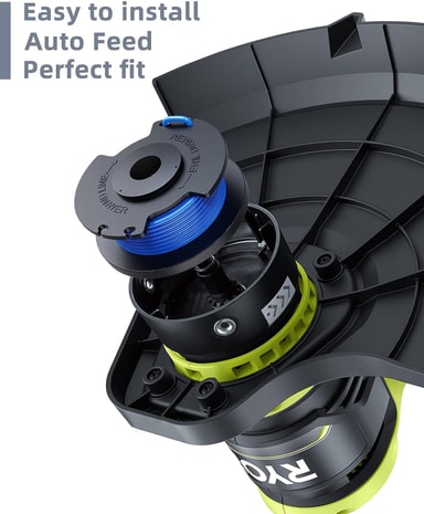 6-pack trimmerspolar med trimmertråd och lock RYOBI grästrimmer ...