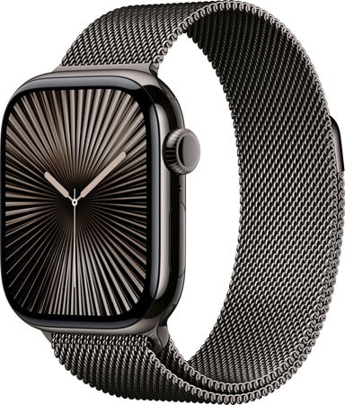 Apple Watch S10 46mm GPS+Cel (Slate Titanium/Slate Milanese Loop) S/M ...