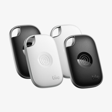 Life360 Tile Pro (2024) - 4-Pack (Black/White) - Elgiganten - Elgiganten