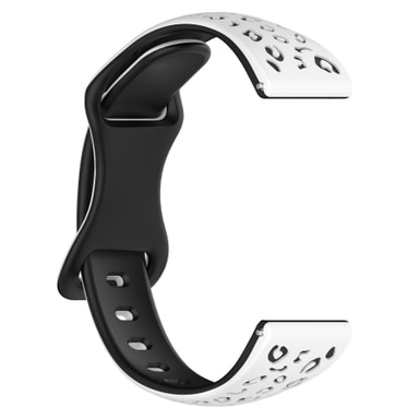 Vit & Svart Silikon Klockarmband - 22mm - Elgiganten - Elgiganten