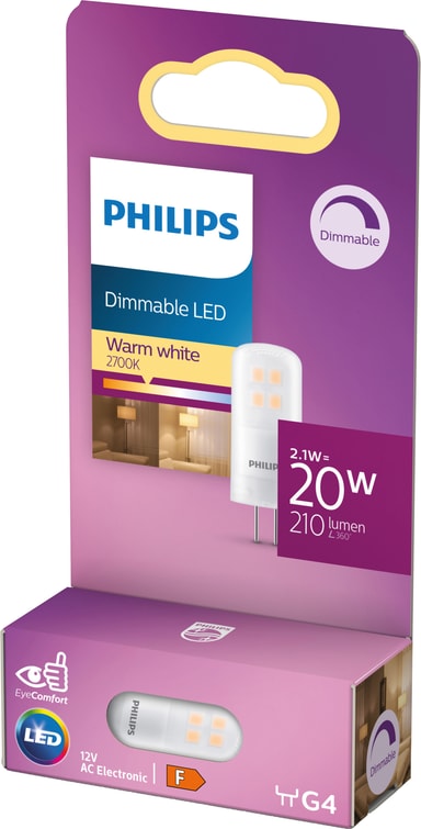Philips Capsule LED-lampa 2.1W G4 - Elgiganten