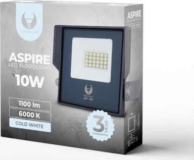 Forever Light ASPIRE - LED-Strålkastare, 10W 6000K 1100lm 230V Forever ...
