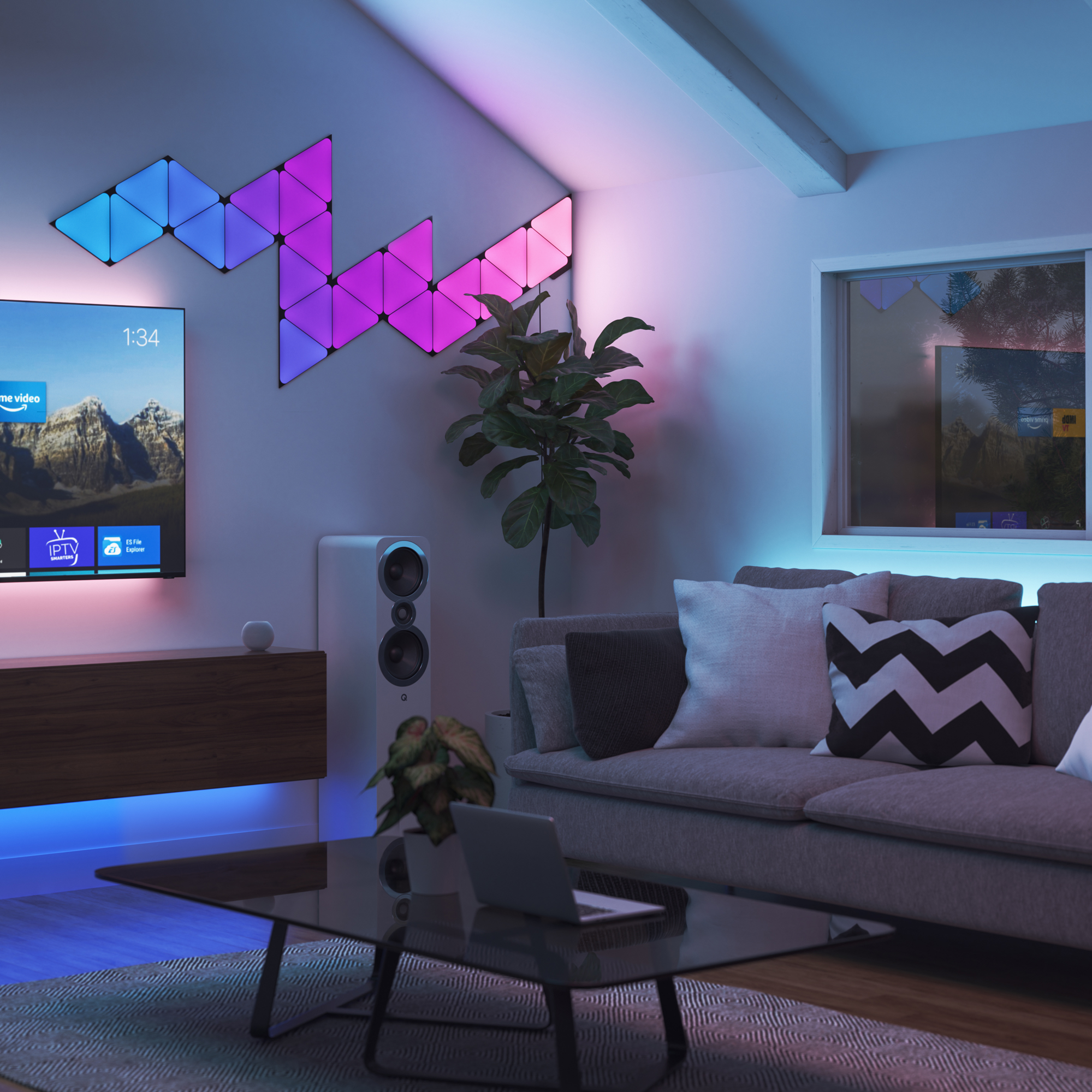 Nanoleaf Shapes Triangles expansionskit NL47-0101TW-3PK - Elgiganten ...