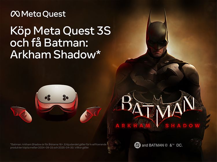 Meta Quest 3S VR-glasögon (256 GB) - Elgiganten - Elgiganten